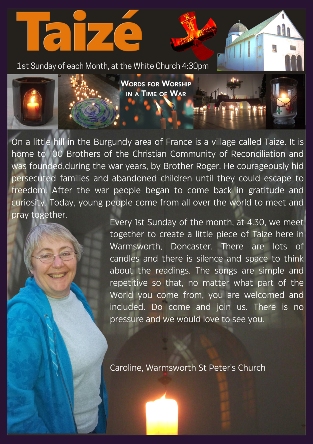 Caroline Taylor – Taize – Warmsworth St Peters Church – Talk Together Media